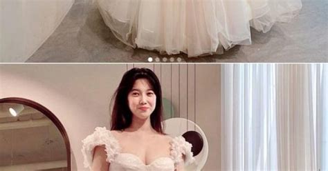 이장원♥︎ 배다해 또 결혼하고 싶었나 노출도 청순한 웨딩드레스핏