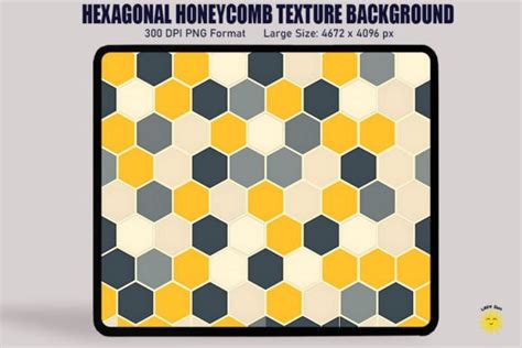 Hexagonal Honeycomb Texture Background Graphic By Lazy Sun · Creative Fabrica