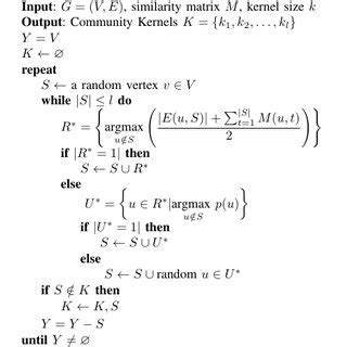 Pseudocode For The Revised Auxiliary Community Detection Algorithm