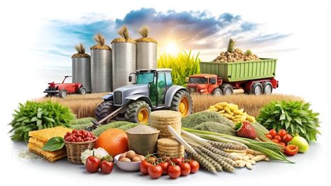Agribusiness As Agricultural Business With Food Industry Outline