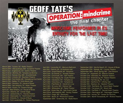 Former QueensrŸche Frontman Geoff Tate Unveils Epic Operation
