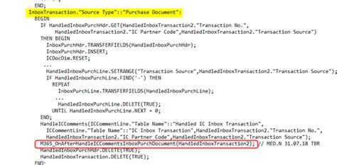 Event Request Codeunit 427 Function Recreateoutboxtransaction