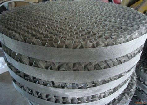 Aisi304 Plain Weave Wire Mesh Structured Packing
