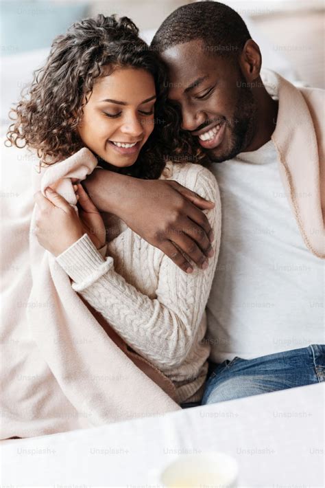 Happy To Be In Love Positive Young Delighted African American Couple