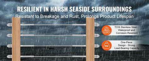 Vevor 61 Pack Cable Railing Swage Threaded Stud Tension End Fitting