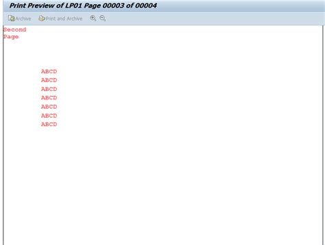 Solved Printing Last Page In Smartform Sap Community