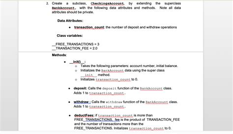 solved 1 create a class bankaccount with the following