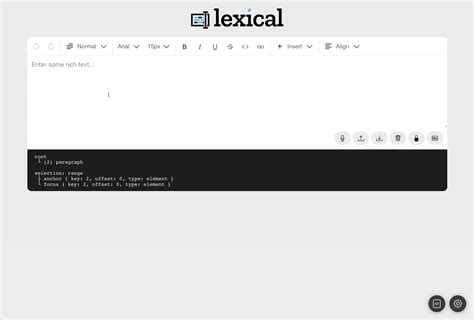 Lexical An Extensible Javascript Web Text Editor Framework With An Emphasis On Accessibility