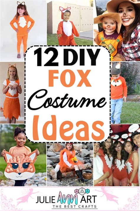 12 Fun Diy Fox Costume Ideas For Halloween Julie Ann Art