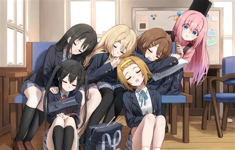 Gotoh Hitori Akiyama Mio Nakano Azusa Hirasawa Yui Tainaka Ritsu