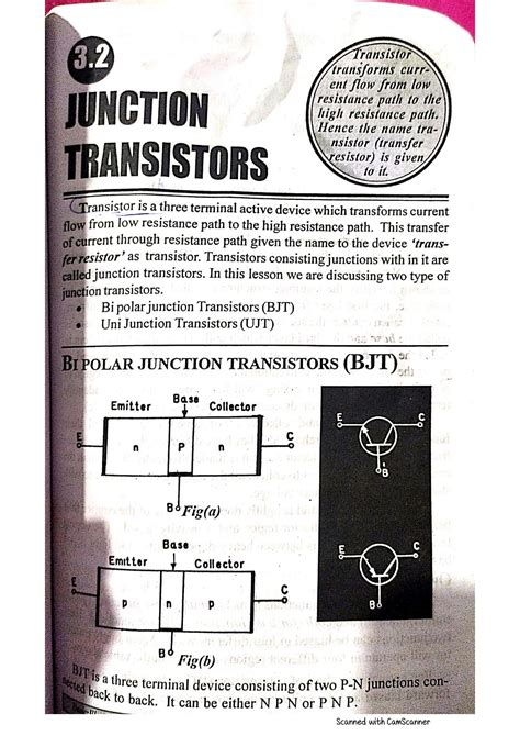 Solution Junction Transistor Bjt Operation Of Npn And Pnp Transistor