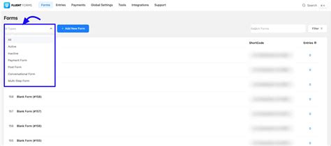 Fluent Forms User Interface Fluent Forms