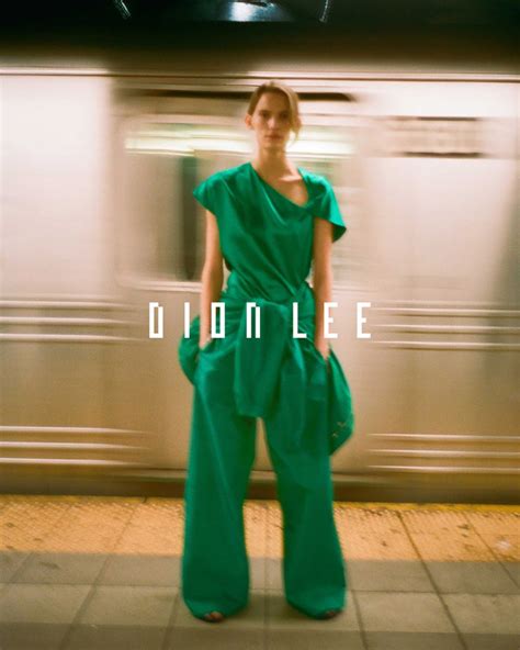 Lena Hardt Models Dion Lee Spring Summer 2018 Collection