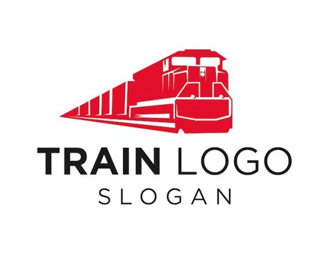Train Logo Design Premium Vector