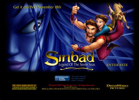 Sinbad Legend Of The Seven Seas In 2003 Web Design Museum
