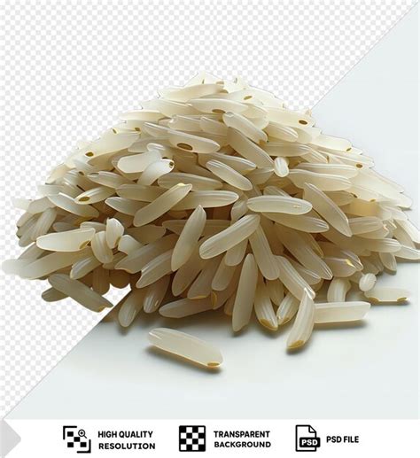 Premium Psd Pile Of White Rice Png Clipart Png
