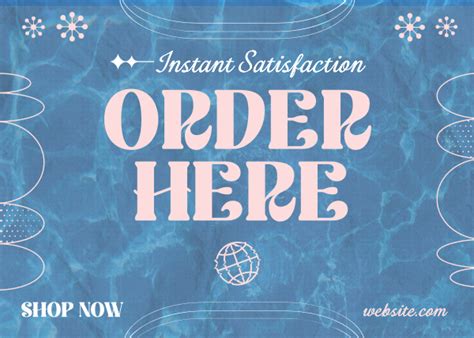 Minimalist Order Here Invoice Brandcrowd Invoice Maker