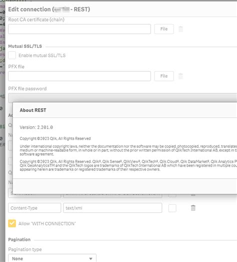 solved rest connector error with connection on load scrip qlik