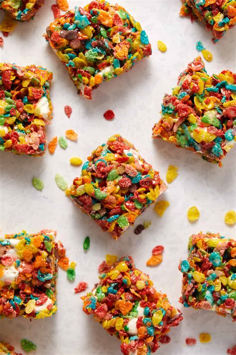 Easy Fruity Pebbles™ Marshmallow Treats Sass And Salt