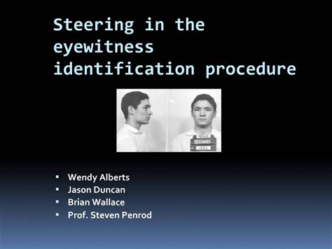 Ppt Eyewitness Misidentification And Wrongful Convictions Insights