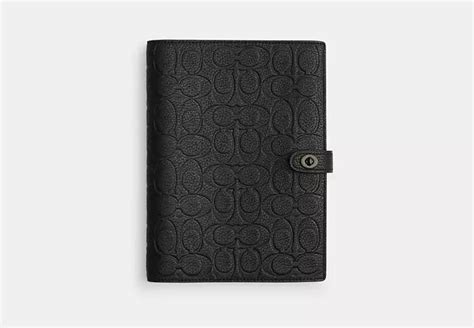 Coach® Outlet Notebook In Signature Leather
