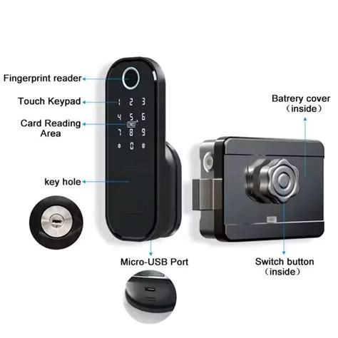 Pedestrian Smart Gate Lock Smartomated