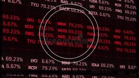 Animation Of Scope Scanning Over Financial Data Processing Stock Video Video Of Global World