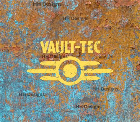 Fallout Vault Tec Sublimation Design Etsy