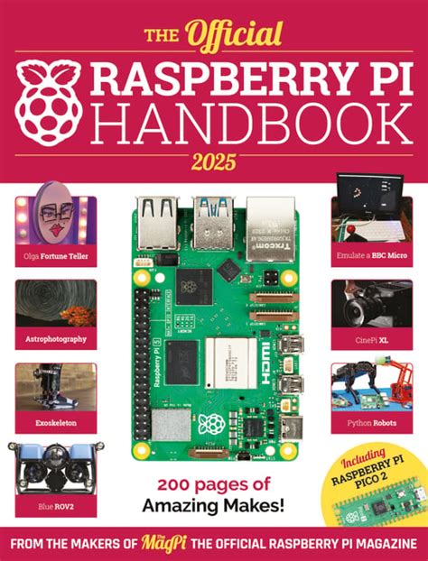 the official raspberry pi handbook 2025 — raspberry pi official magazine