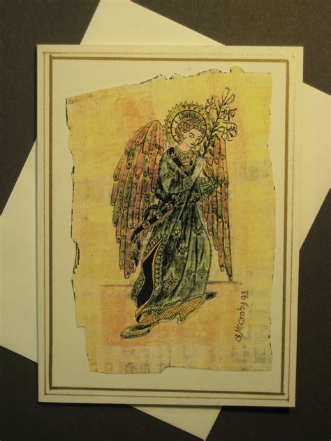 April Angel Asmodel Card Etsy