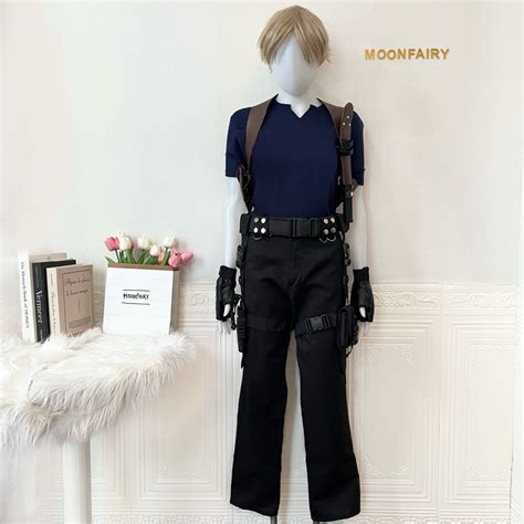 Jual Moonfairy Ready Stock Leon S Kennedy Costume Cosplay Resident
