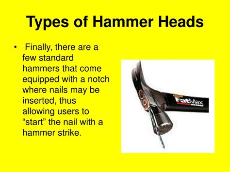 Ppt Basic Carpentry Hand Tools Hammers Powerpoint Presentation Free