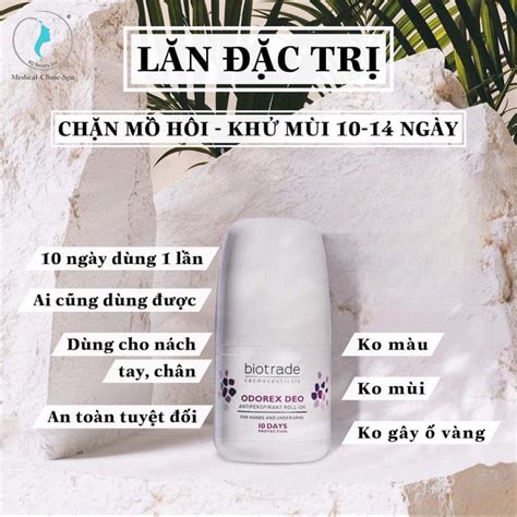 Lăn Khử Mùi Ngăn Mồ Hôi Biotrade Odorex Deo Antiperspirant Roll On 40ml