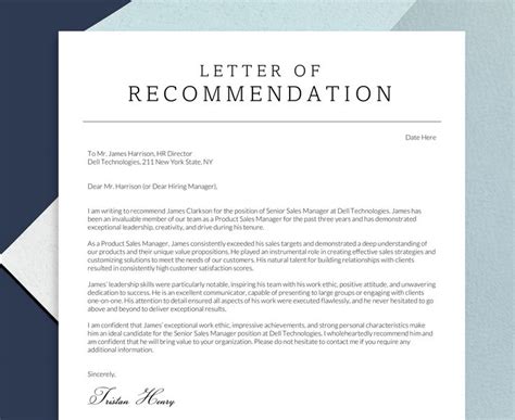 Personal Reference Letter Template Recommendation Letter Template Letter Of Recommendation