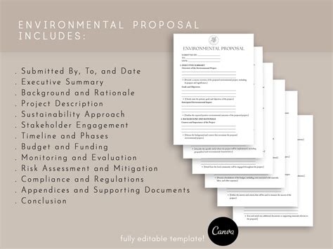 Environmental Proposal Template Sustainability Project Form