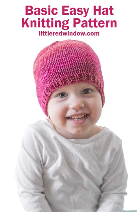 Simple Hat Knitting Pattern