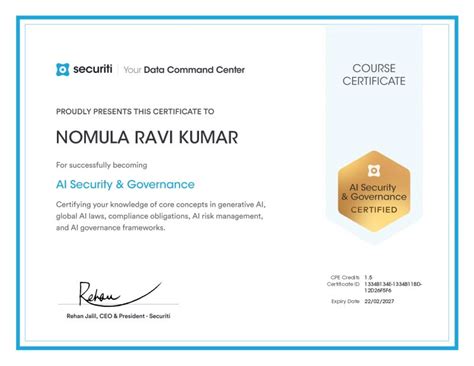 Im Thrilled To Announce That Ive Officially Become Ai Security