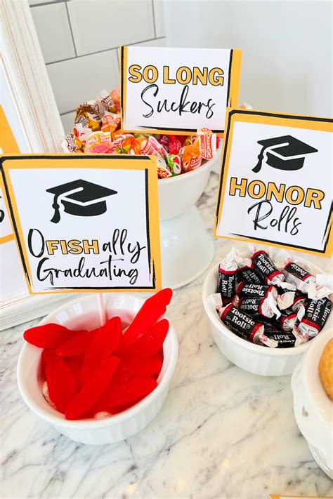 Graduation Candy Bar Signs Oh My Creative