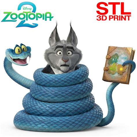 🐍 Zootopia 2 Gary Desnake And Milton Lynxley 3d Print Model・ Stl