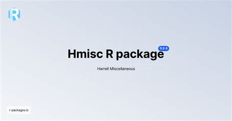 hmisc r package [documentation] r packages
