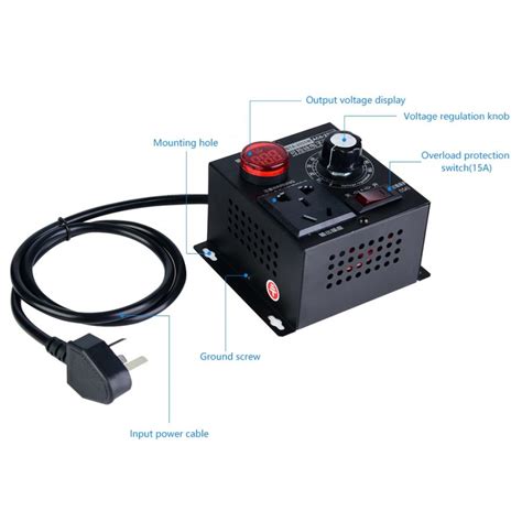 Scr Voltage Regulator Controller Ac 220v 4000w Scr Grandado