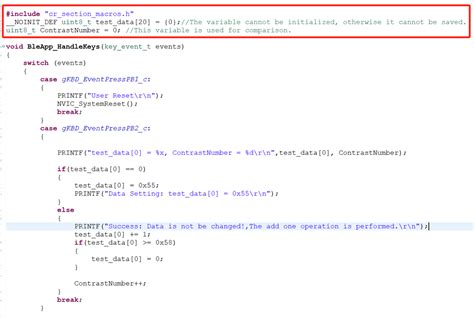如何在 hid device 例程中实现非掉电保存相应的 RAM 数据 大大通 简体站