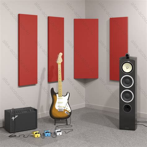Звукопоглощающие панели купить - Alex Acoustics