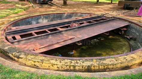 Beautiful View Of Railway Turning Table Stock Image Image Of Rail Engine 375521563