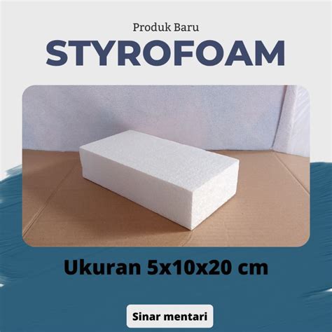 Jual Busa Styrofoam20x10x5 Cmoasis Bunga Floral Oasis Buket Bunga