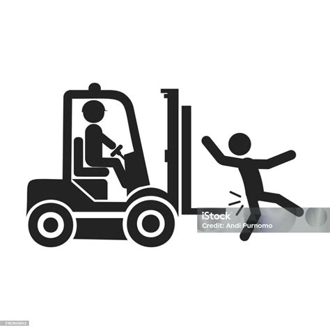 Ilustración De Icono De Letrero De Pictograma Aislado Del Carril De