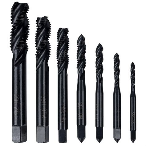Black Coated Spiral Point Taps M6x1 0 At ₹ 70 Piece Hss Spiral Point
