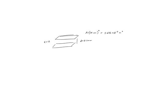 Solved A Capacitor Is Made From Two Parallel Plates Of Dimensions 1 5