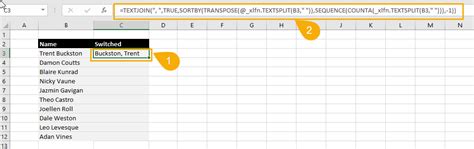 8 Ways To Switch First And Last Names In Microsoft Excel How To Excel