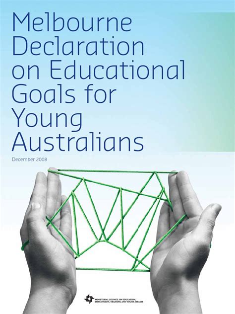 Pg4 The Melbourne Declaration On Educational Goals For Young Australians Pdf Pdf